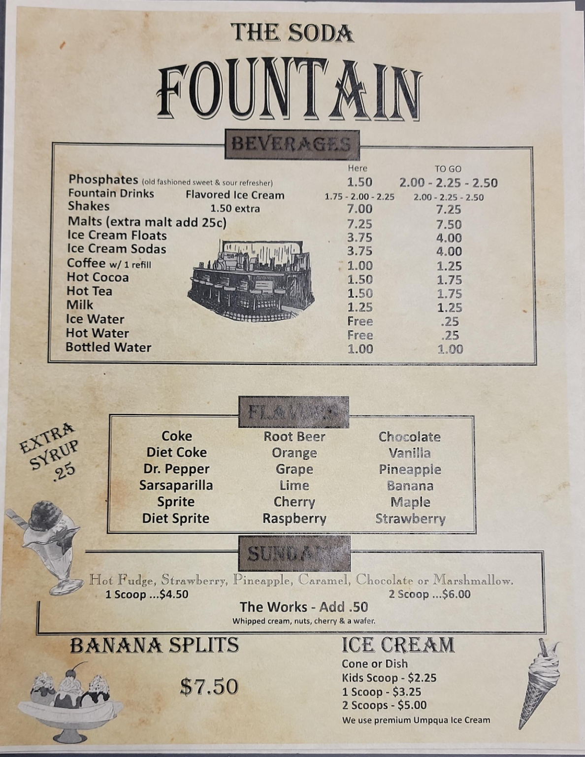 Historic Soda Fountain · Grants Pass Pharmacy